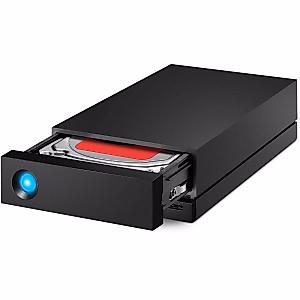 LaCie 1big Dock, 10TB, External Hard Drive, HDD Docking Station, Thunderbolt 3, 7.200 RPM, Enterprise Class Drives, for Mac and PC Desktop, 5 Year Rescue Services (STHS10000800)