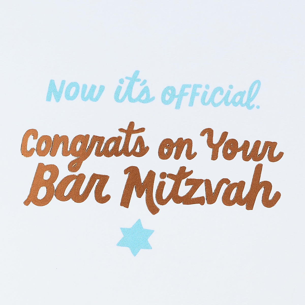 American Greetings Bar Mitzvah Card (It's Official)