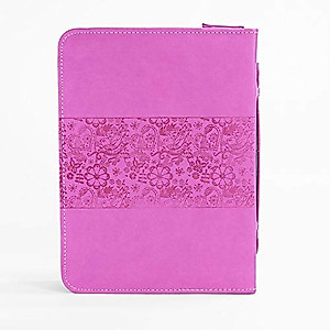 "Divinity Boutique Bible Business Report Cover (25683) | X-Large Fits Bibles up to 10" X 7" X 1.50", Rose