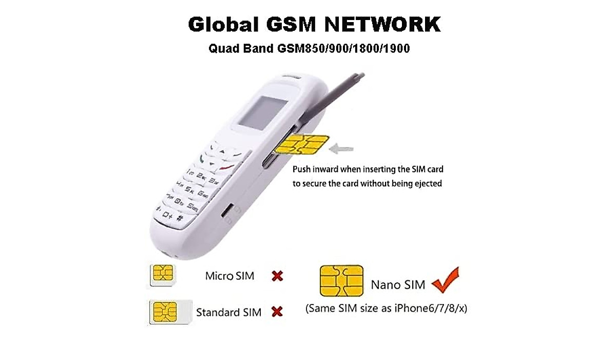 Smallest Mobile Phone L8Star BM70 Mini Phone with Bluetooth Headset
