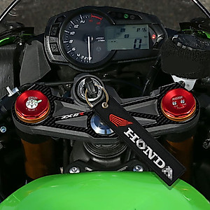 Motorcycle Keychain, 3Pack Tag Keychain Key Ring Motor Scooter Truck Biker Gift