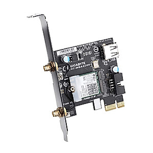 GIGABYTE WIFI 6 GC-WBAX200 (2x2 802.11Ax/ Dual Band WiFi/ Bluetooth 5/ PCIe Expansion Card)