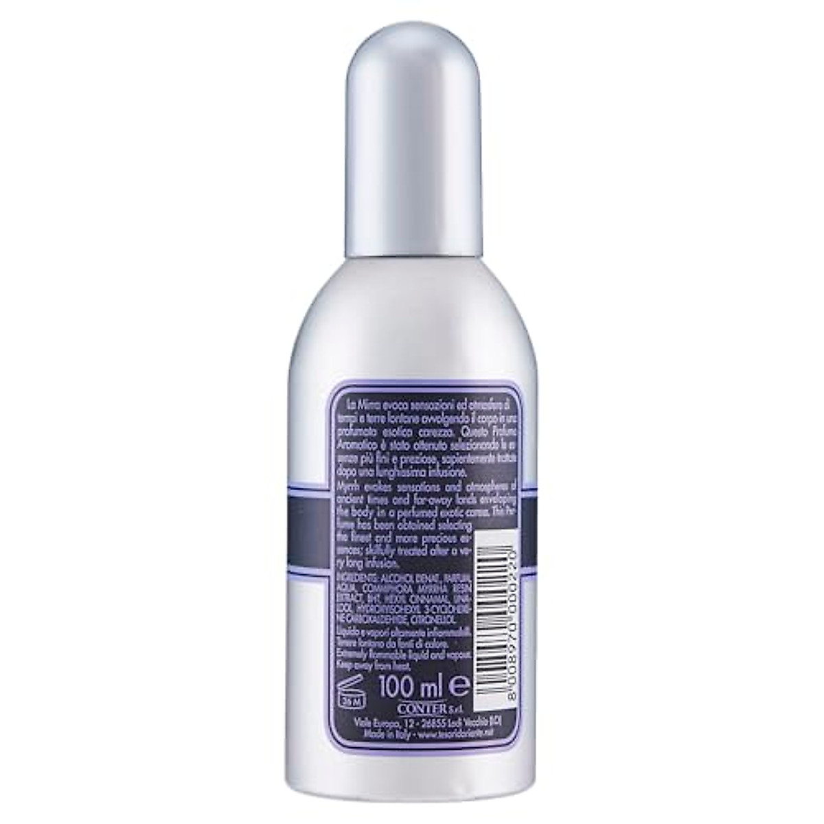 Tesori d'Oriente Perfumes for Women, Eau De Toilette, Women’s Fragrances, Elegant Fragrance (White Musk)