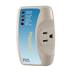 MX-Evo Surge Protector,120V 12A 1440W AC Voltage Protector with Outlet Plug,for Home Appliance Multi Function Outlet,Electronic Surge Protector for Refrigerator for TV/PC/Refrigerator 1 Pack