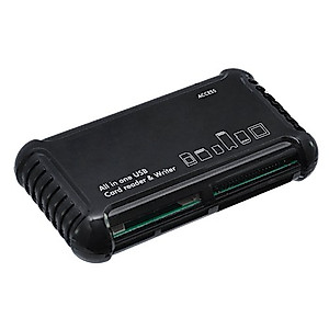 High Speed All-in-1 Memory Card Reader/Writer for SD/SDHC, Micro SD, CF, XD, MS/Pro & Duo Cards