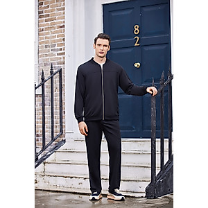 COOFANDY Men's Tracksuit Athletic Full Zip Casual Sports Jogging Gym Sweatsuit