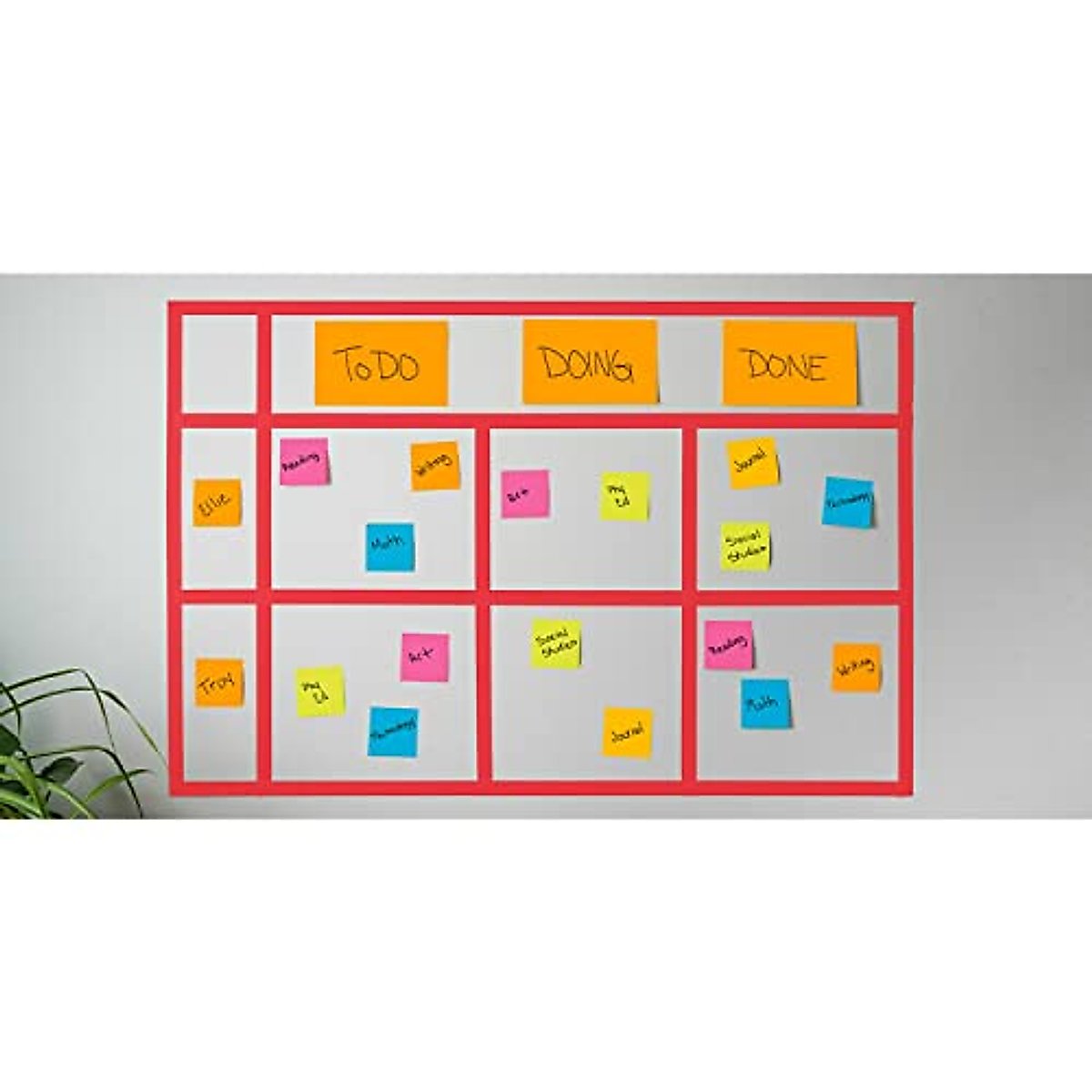 Post-it Super Sticky Notes,6x4 in, 8 Pads, 2x the Sticking Power, Energy Boost Collection, Recyclable (622-8SSMIA) , 1 7/8" x 1 7/8" , Assorted