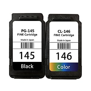 Weizhiya for Canon PG-145 CL-146 Ink Cartridges Pixma iP2810 MG2410 MG2510 MG2910 MG3010 Printer Black and Tri Color Standard