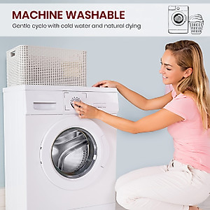 Luxury Faux Sheepskin Fur Rug | Fluffy Area Rug, Shag Rug for Bedroom, Living, Kids Room | Soft Fuzzy Rug, Non-Slip Home Décor Accent, Oval (3'x5', White/Brown Tips)