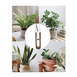 MUUZLL 3 Pack 4.1Inch Bonsai Pruning Scissors, Bud And Leaves Trimmer Yarn Thread Cutter Snips Trimming Supplies, Garden Plants, Gardening Clippers Flower, Stainless Steel Pruners Trimmers