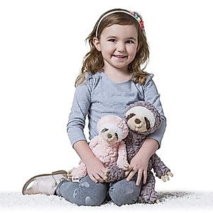 Mary Meyer Grey Putty Stuffed Animal Soft Toy, Sloth, 12-Inches