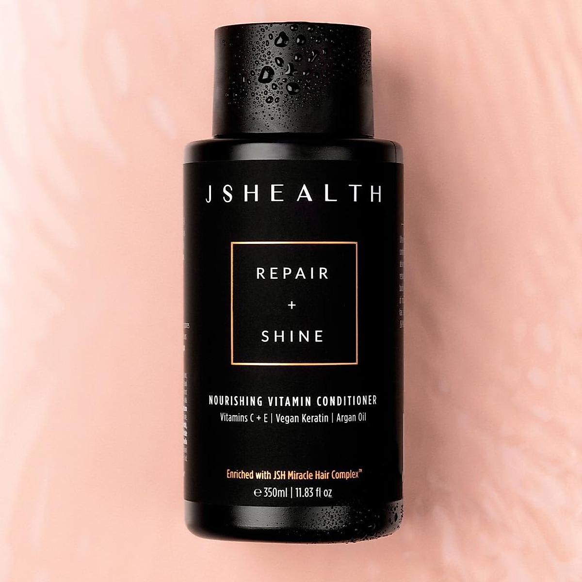 JSHealth Nourishing Conditioner - Vitamin-Enriched Deep Treatment for Dry, Colored Hair - With Keratin, Argan Oil, and Vitamins C & E | Sulfate-Free, Vegan, 350ml