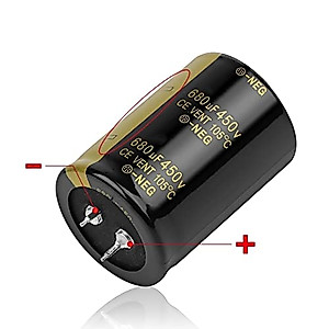 VNOIFDE Horn Electrolytic Capacitor, 200v 1000uf 30x35mm for HiFi Amplifier High Frequency Low ESR (Size : 2Pcs)