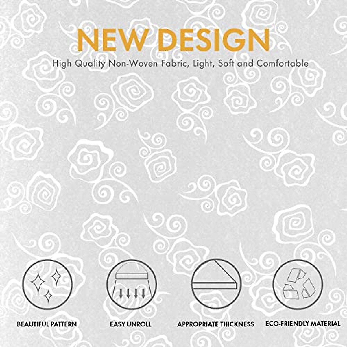 FrenzyBird Aisle Runner for Wedding Ceremony 100 x 3 Feet White Aisle Runner for Outdoor Wedding Church Decorations (Rose)