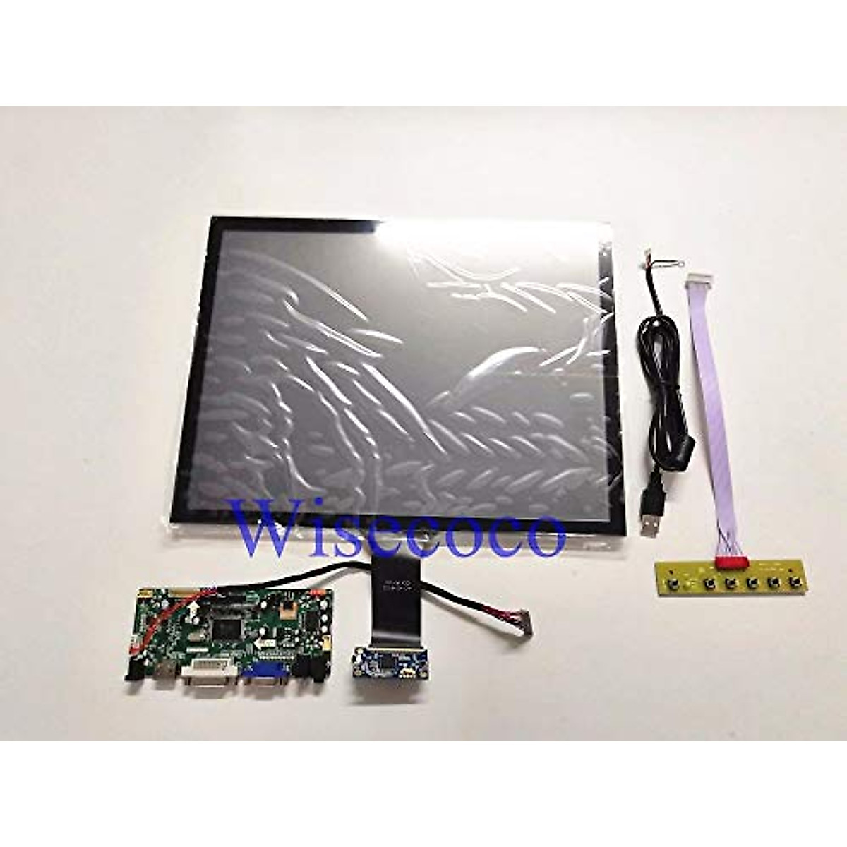 Lysee Mobile Phone LCD Screens - 15 Inch 1024768 IPS LCD Screen display Capacitive touch Panel With HDMI DVI VGA Audio LCD Controller Board LQ150X1LW94 - (Color: lcd with board)