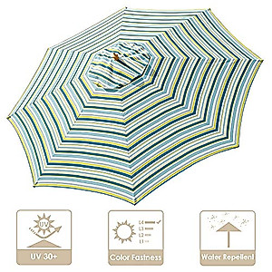 Yescom 13 Ft Patio Umbrella Replacement Canopy Market Table Top Sunshade Cover Yard