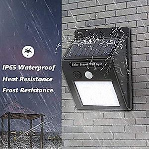 Joyathome Solar Lights Outdoor,30 LED Solar Security Lights Solar Motion Sensor Lights Wireless IP 65 Waterproof Outdoor Lights for Garden Fence Patio Garage (4 Pack)