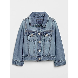 GAP baby-girls Denim Jacket LIGHT WASH 0-3M