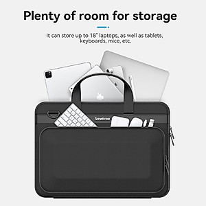 Smatree 18inch Hard Case for 18inch Alienware m18/m18 R2 Gaming Laptop, ROG Strix 18inch Gaming Laptop, for 17.3inch MSI GF76/Alienware X17 R2/Acer Nitro 5,Protective Bag for Razer Blade 18 2024/2023