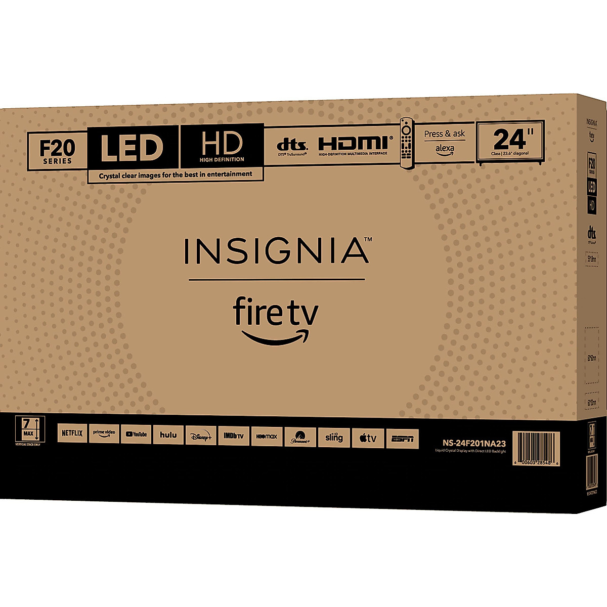 INSIGNIA 39-inch Class F20 Series Smart HD 720p Fire TV (NS-39F201NA23, 2022 Model)