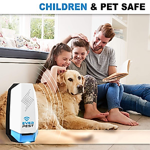 Ultrasonic Pest Conttol Plug in 2 Pack- Electronic Insect Defender - Roach Bed Bug Mouse Mosquito - Indoor Reject - for Cockroach Ants Mice Fly Rat Bedbug