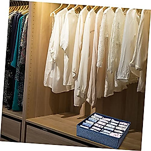 Didiseaon 2pcs Cabinet for Bra Clo Dividers Organizer Capacity Storage Bras Ties Multi-functional Large Compartments Holder Underwear Lingerie Clothes Folding Sock Drawer Supply Collapsible