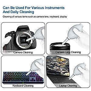 Air Blower Dust Blaster Super Strong Rubber Ball Pump Cleaner for DSLR Mirrorless Camera Sensor Lens Comptuter Laptop Notebook Screen Glasses Optical Instrument Cleaning