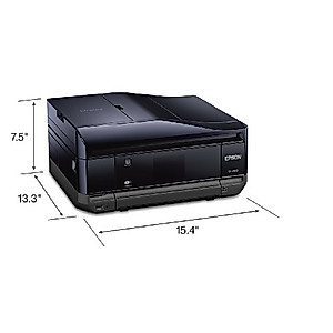 Epson Expression Premium Photo XP-800 Small-in-One Wireless Color Inkjet Printer, Copier, Fax, and Scanner with auto 2 sided scanning, copying, and printing. Prints from Tablet/Smartphone. AirPrint Compatible (C11CC45201)
