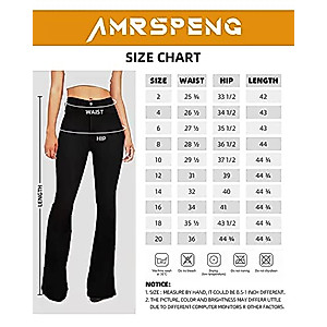 AMRSPENG Women's Black Bell Bottom Jeans for Women Flare Jeans High Waist Bootcut Jeans for Women Stretch Bell Bottom Pants,Black, Size 12