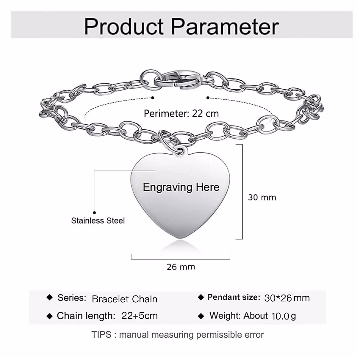 Personalized Picture Heart Bracelets for Women,Mother Day Round Rectangle Bracelet Stainless Steel Memory Gifts Custom Mother Bracelets for Family as Christmas Birthday Gift (A-heart)