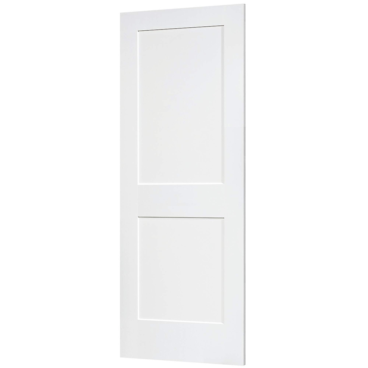 Snavely International 2-Panel Door, White Primed Shaker, Solid Wood Core (30x80)