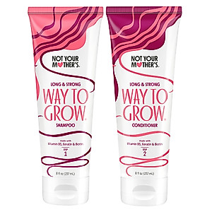 Not Your Mother's Way to Grow Shampoo and Conditioner (2-Pack) - 8 fl oz - Ideal for All Hair Types - Helps Cleanse, Moisturize, and Hydrate Dry Hair and Damaged Hair