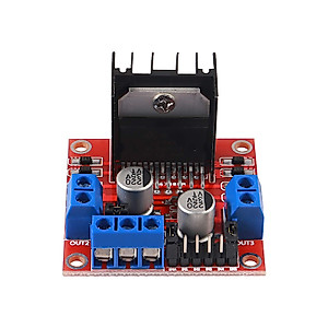 6PCS L298N Motor Driver Board Module DC Stepper Motor Controller Dual H-Bridge for Smart Car Robot Power