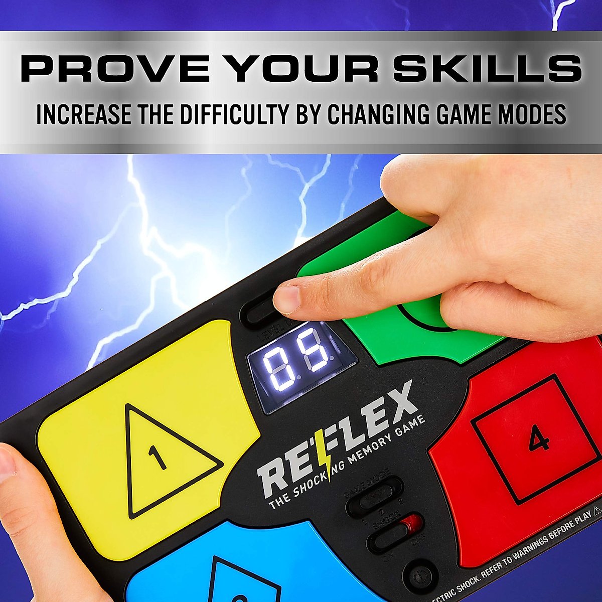 Paladone Reflex Shocking Memory Game - Electronic Memory Game with a Shock | Amazon Exclusive
