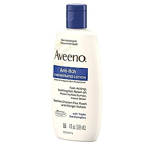 AVEENO Anti-Itch Lotion 4 oz (3 Pack)