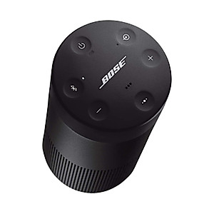 Bose SoundLink Revolve (Series II) Portable Bluetooth Speaker – Wireless Water-Resistant Speaker with 360° Sound, Black (Renewed)