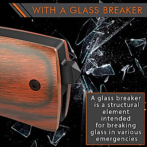 Grand Way Bundle of 2 Items - Pocket Knife - Best EDC Camping Hiking Hunting Knofe Gear Accessories for Men Wood Handle Sharp Blade Knifes - Gift for Men