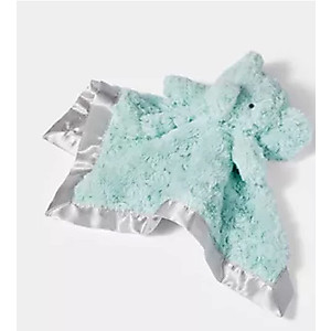 Small Security Blanket - Cloud Island Elephant [Mint GreenTeal], Teal Green