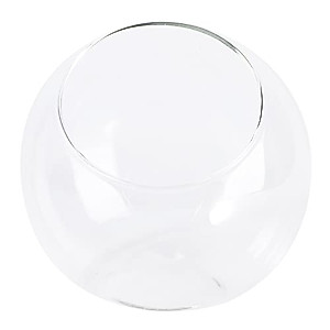 balacoo Small Animal Pet House Clear Glass Hideout Hut Cave Summer Cool Small Animal Nesting Habitat Cage Critter Bath House Cave Mini Hut Cage for Hamster Chinchillas Gerbils