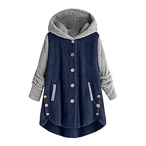 Western Outfit for Women 2023 Winter Warm Pullover Sweater Jumper Raincoat Lapel Women's Tops Ruffle Hem Womens Vests Fashion Casual Plus Size Fall Sweaters Fleece Lined rain Jacket Women Mens