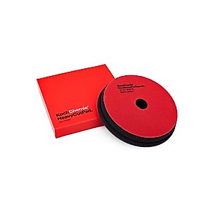 Koch-Chemie - Heavy Cut Pad - Abrasive Sponge for Removing Strong Weathering & Deep Scratches; Low Torsion Forces & High Stability; Long-Lasting Compression Hardness; Contours Easily (150mm x 23mm)