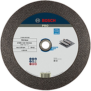 Bosch 2608600542 "Expert" Cutting Disc for Metal, 0 V, Black, 350 x 2.8 x 25.4 mm
