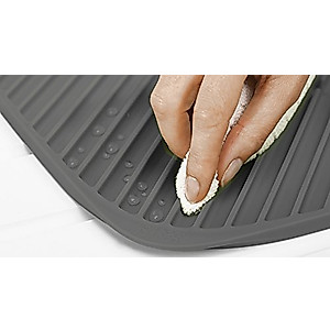 Joseph Joseph Flume Folding Draining Mat, Gray, Large