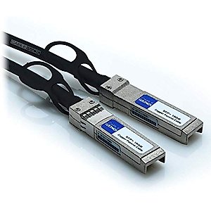 CableRack 3 Meter SFP+ 24AWG 10GB Passive Direct Attach Copper Twinax Cable Black