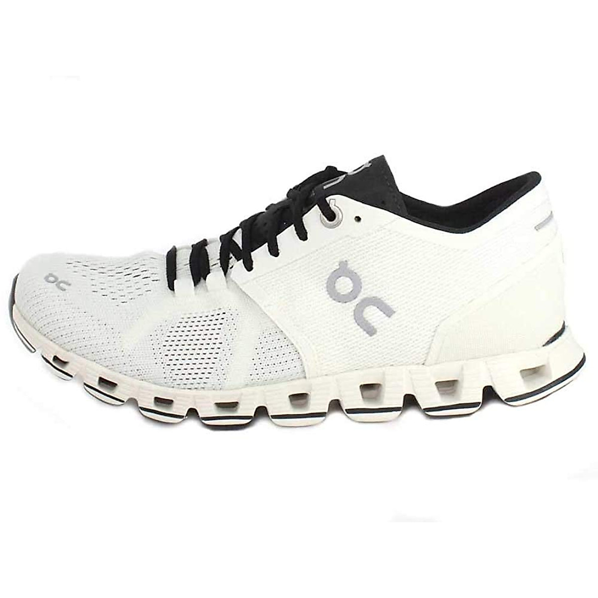 ON Running Women's Cloud X Textile Synthetic Trainers White/Black Shoes, Size 10.5 (M) US, 42.5 EUR