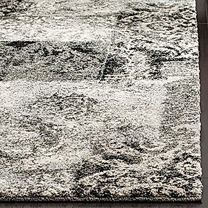 SAFAVIEH Retro Collection Accent Rug - 3' x 5', Cream & Grey, Modern Abstract Design, Non-Shedding & Easy Care, Ideal for High Traffic Areas in Entryway, Living Room, Bedroom (RET2137-1180)