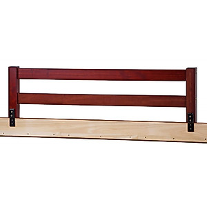 Wooden Safety Bed Side Guard Rail for Toddler, Kids and Children’s Beds (Cherry)