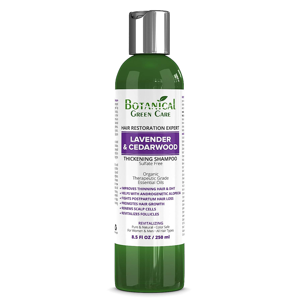 Lavender & Cedarwood Thickening Shampoo for Thinning Hair, Hair Loss Shampoo, Thickening Products for Women & Men, Hair Growth Shampoo