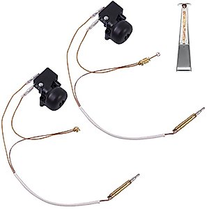 New Propane Gas Patio Heater Repair Replacement Parts Thermocoupler & Dump Switch Control Safety Kit - 2 Pack