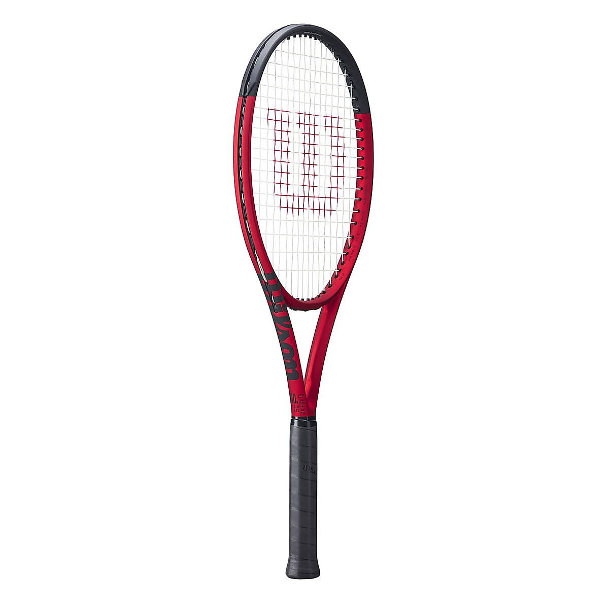 Wilson Clash 100UL v2.0 Tennis Racket, Carbon Fibre, Head-Light (Grip-Heavy) Balance, 281 g, 68.6 cm Length, Red/Black